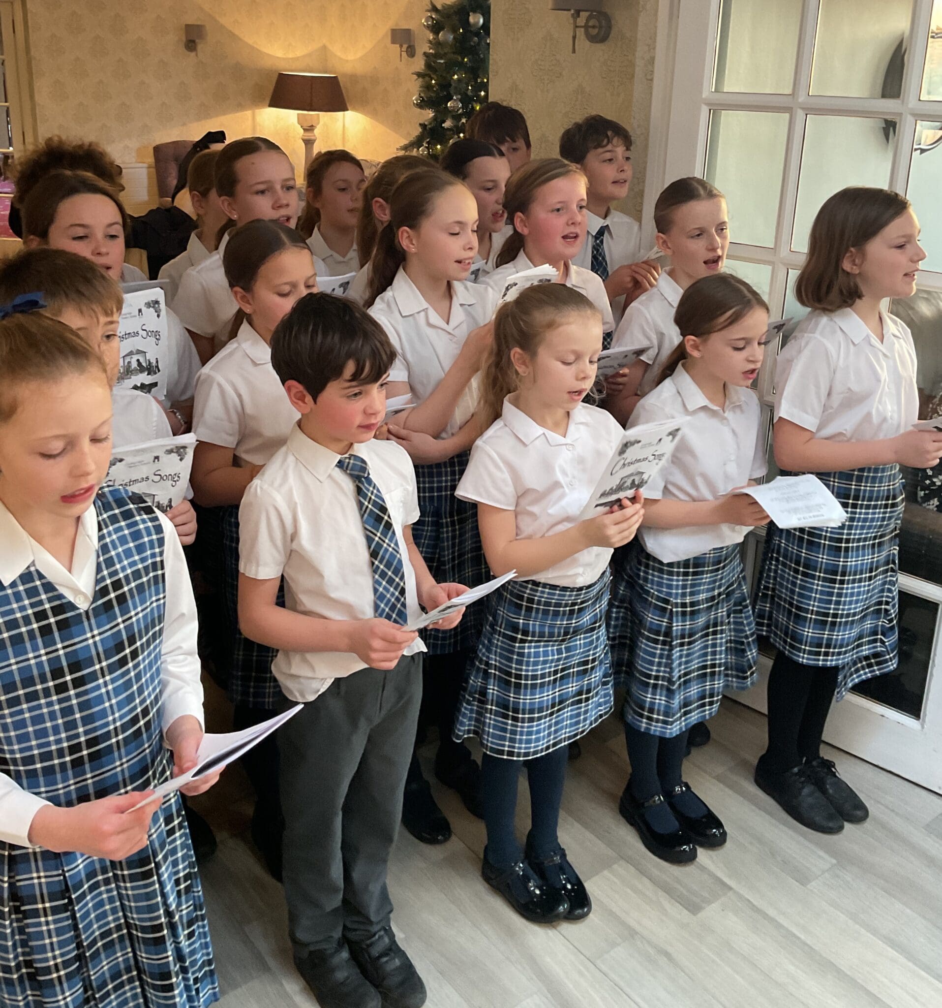 Care home residents welcome Longridge choir | Longridge Towers School